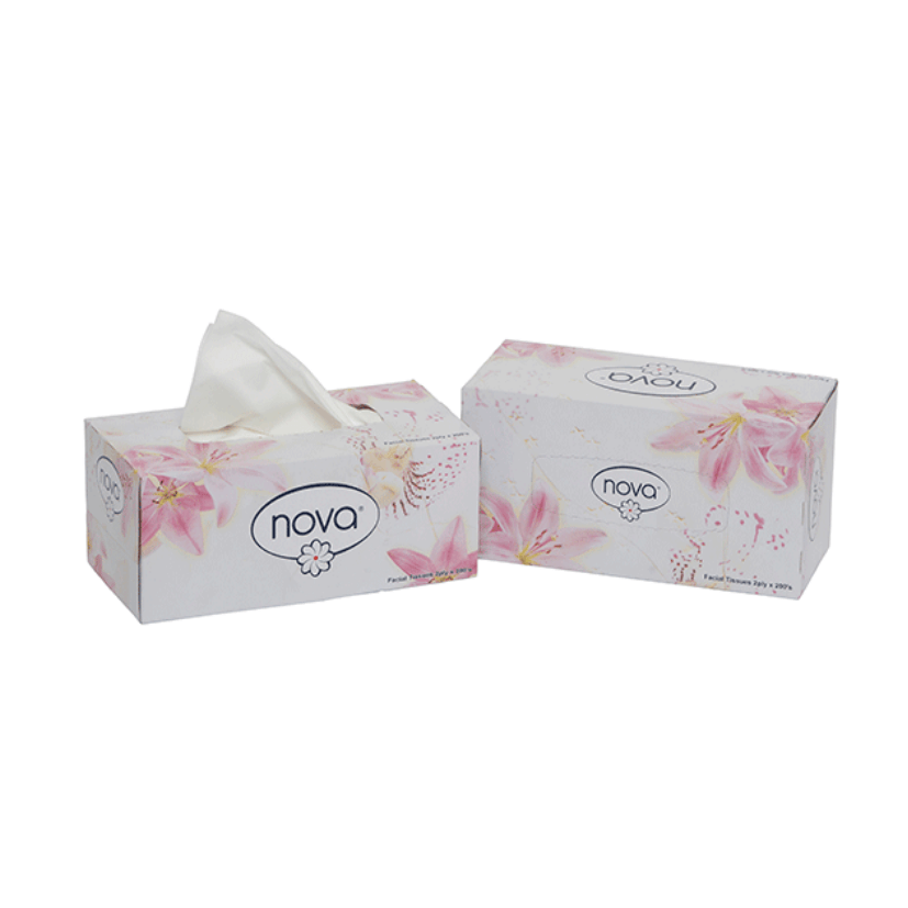 Nova Facial Tissue 2-Ply | 200 Sheets - Eco Jones